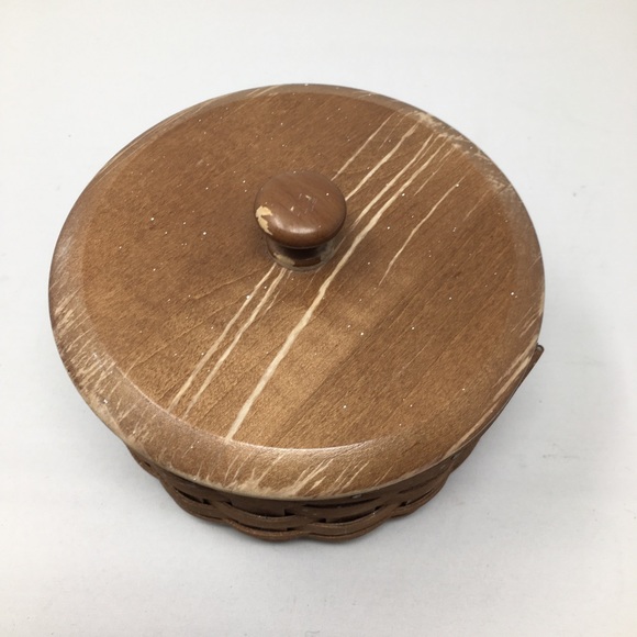 Longaberger | Storage & Organization | Small Round Longaberger Basket ...